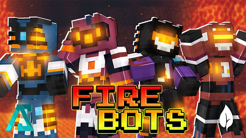Fire Bots by AquaStudio (Minecraft Skin Pack) - Minecraft Bedrock Marketplace Explorer