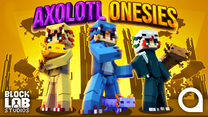 Axolotl Onesies by BLOCKLAB Studios (Minecraft Skin Pack) - Minecraft ...