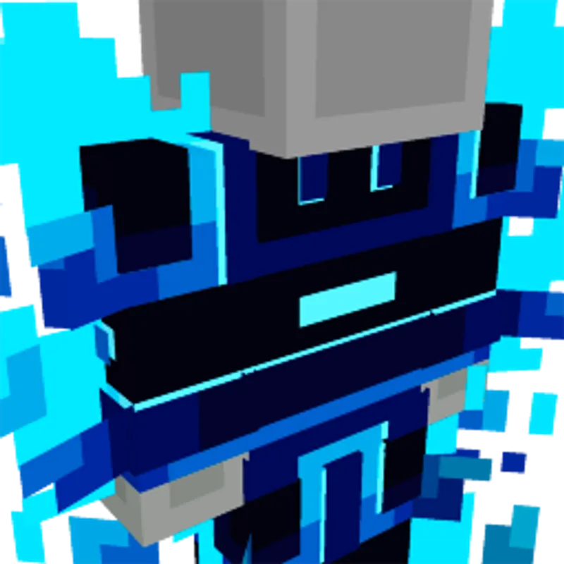 Blue Warrior Suit by Box Build - Minecraft Bedrock Marketplace Explorer