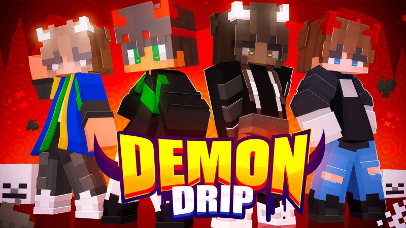 Demon Drip by CrackedCubes (Minecraft Skin Pack) - Minecraft Bedrock ...