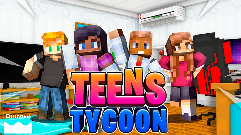 Teens Tycoon by Diluvian (Minecraft Skin Pack) - Minecraft Bedrock ...