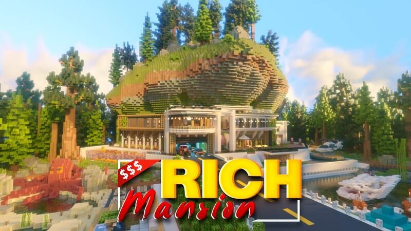 Rich Mansion by Eescal Studios (Minecraft Marketplace Map) - Minecraft ...