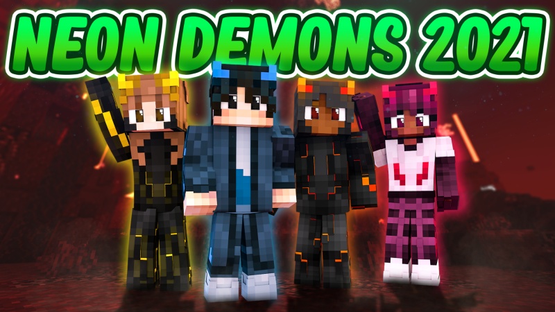 Neon Demons 2021 by Fall Studios (Minecraft Skin Pack) - Minecraft ...