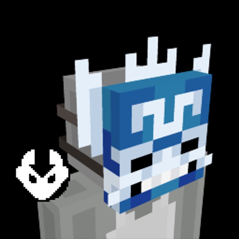 Blue Spirit Mask by Gamemode One - Minecraft Bedrock Marketplace Explorer