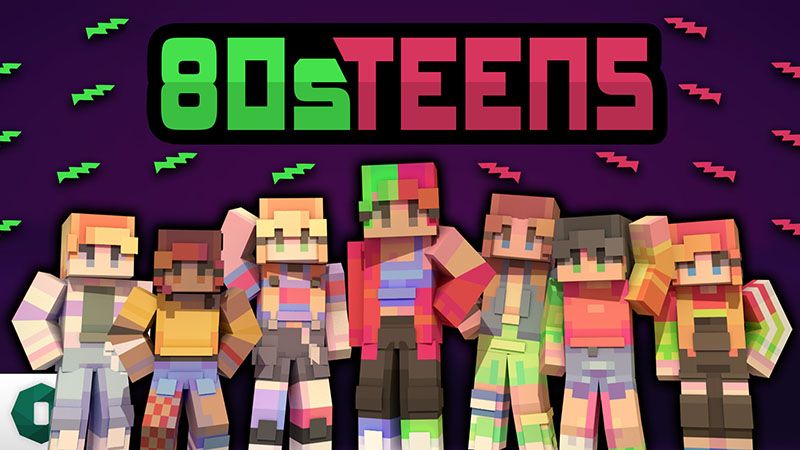 80s Teens by Octovon (Minecraft Skin Pack) - Minecraft Bedrock ...