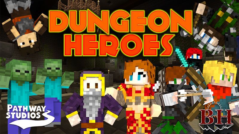 Dungeon Heroes by Pathway Studios (Minecraft Skin Pack) - Minecraft ...