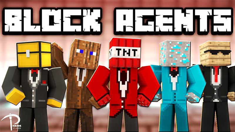 Block Agents by Pickaxe Studios (Minecraft Skin Pack) - Minecraft ...