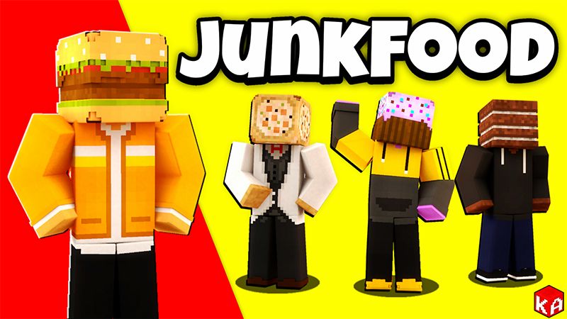 Junk Food by Pickaxe Studios (Minecraft Skin Pack) - Minecraft Bedrock ...