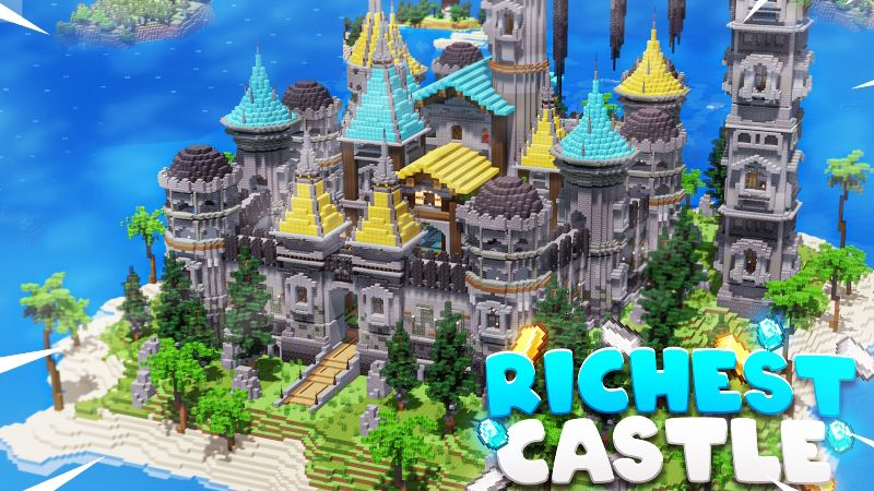 Richest Castle by Pixell Studio (Minecraft Marketplace Map) - Minecraft ...