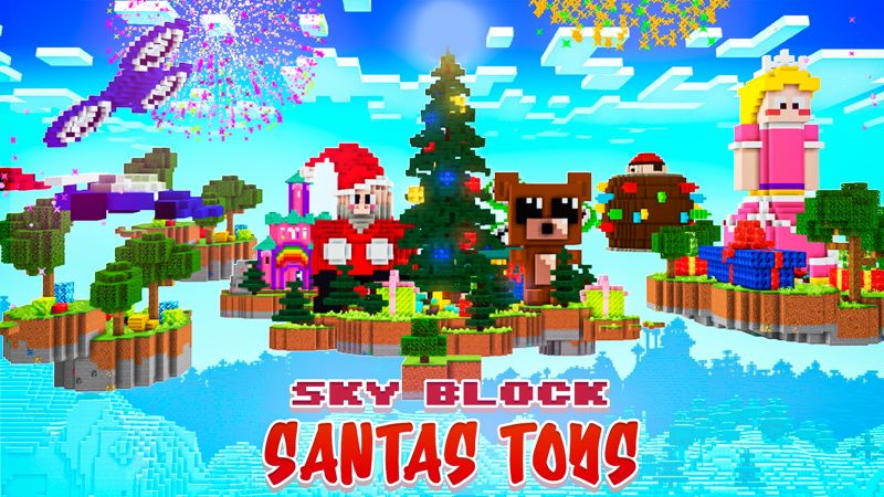 Sky Block Santas Toys by Pixell Studio (Minecraft Marketplace Map ...
