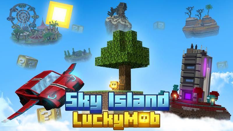 Sky Island LuckyMob by Razzleberries (Minecraft Marketplace Map) - Minecraft Bedrock Marketplace ...