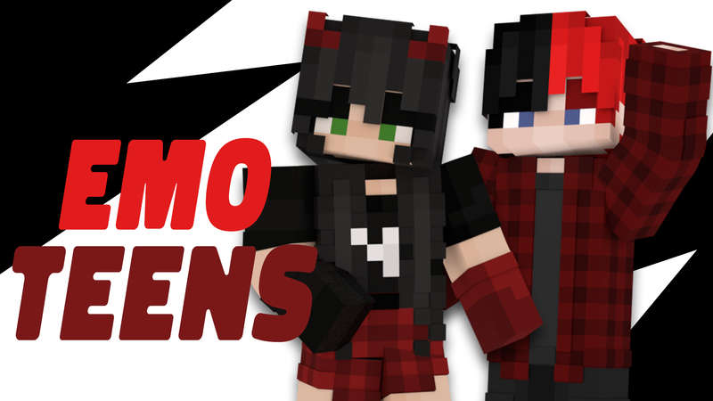 Emo Teens by VoxelBlocks (Minecraft Skin Pack) - Minecraft Bedrock ...